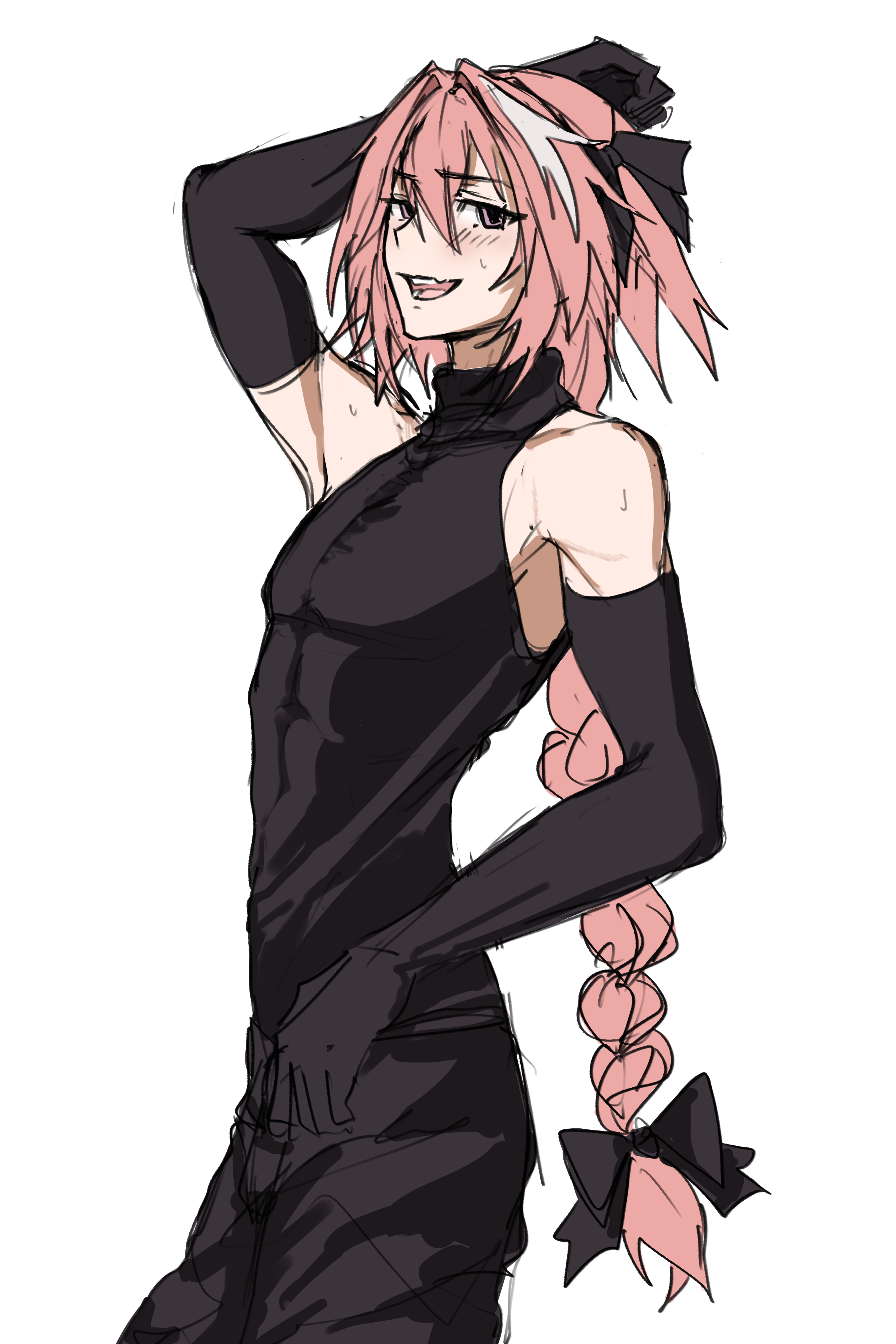 Daily Astolfo - 3085: Black Dress