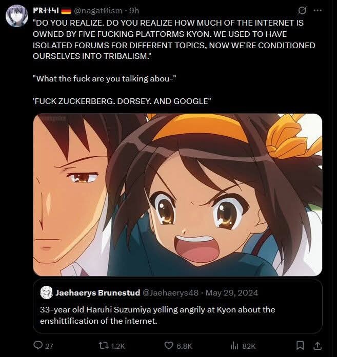 Reset the InterWebz, Kyon-kun!