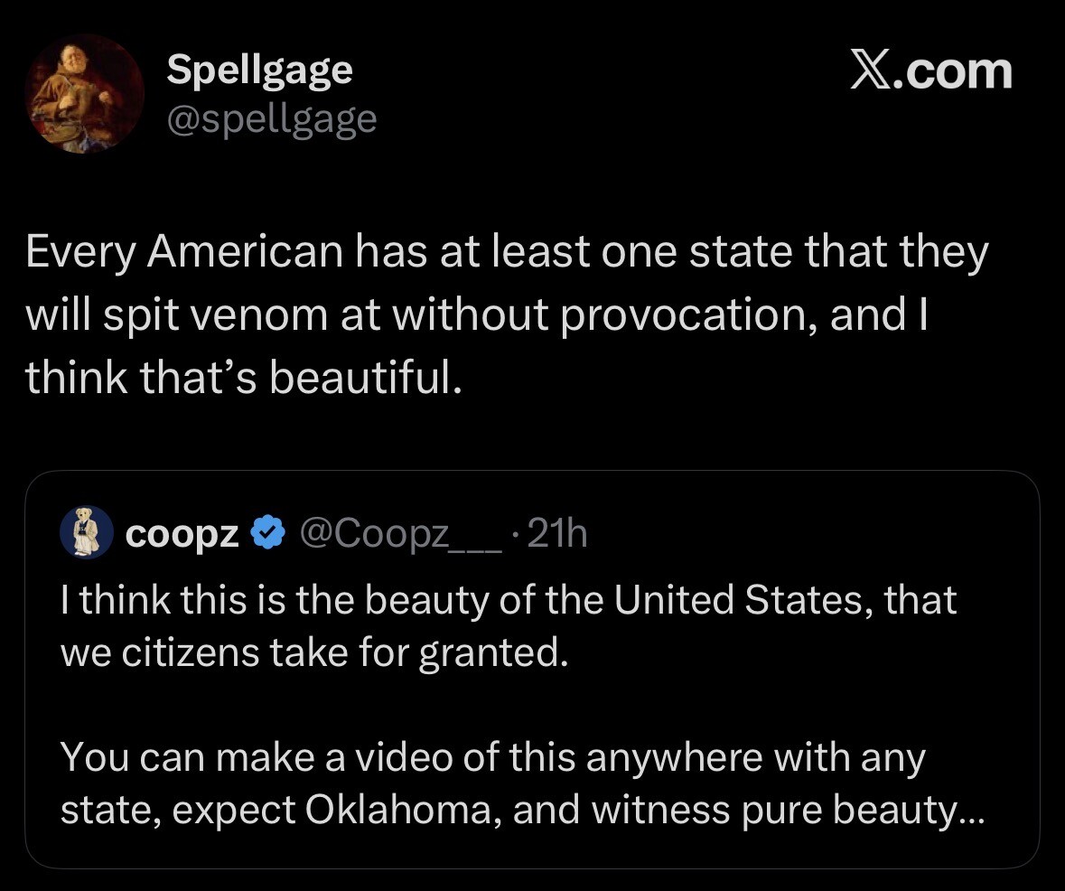 [trigger {{{Every State's Least Favorite State }}} mentionlist ...
